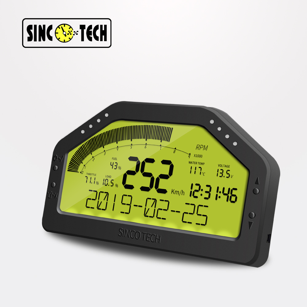 6.5'' Sinco Tech OBD DashBoard OBD2 Dash Board LCD Digital Race Dash ...