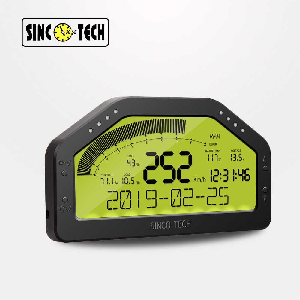 6.5'' Sinco Tech OBD DashBoard OBD2 Dash Board LCD Digital Race Dash ...